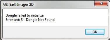 What do I do if EarthImager™ flashes on screen and stops or reports ...